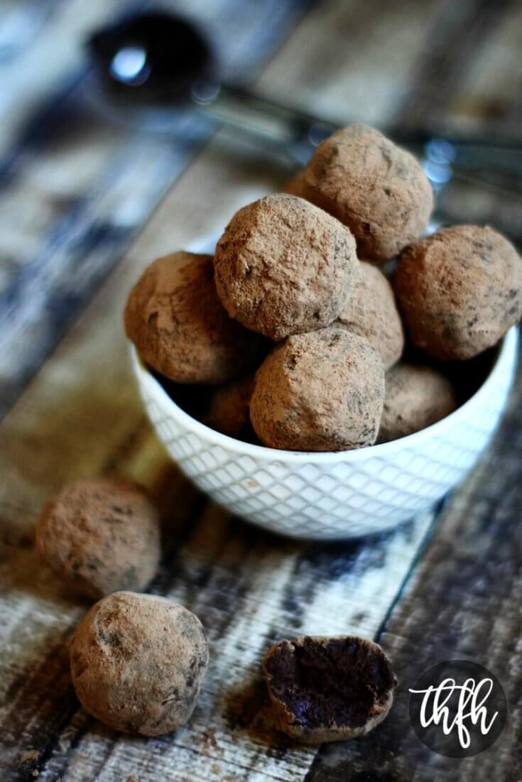 Vegan Chocolate Fudge Truffles