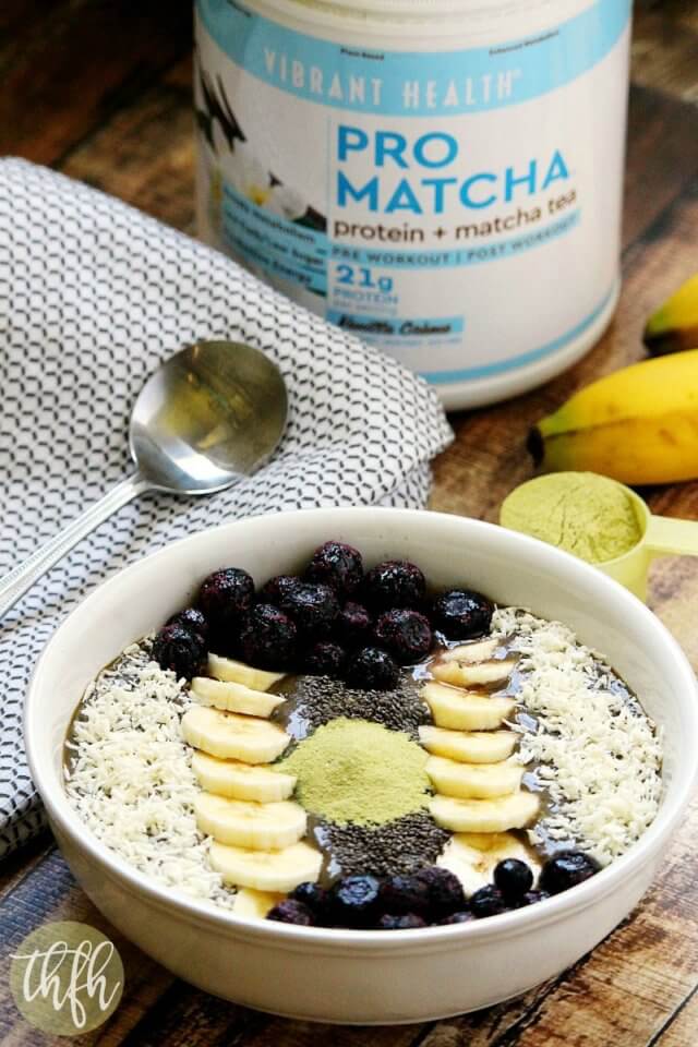 Pro Matcha Banana and Avocado Smoothie Bowl