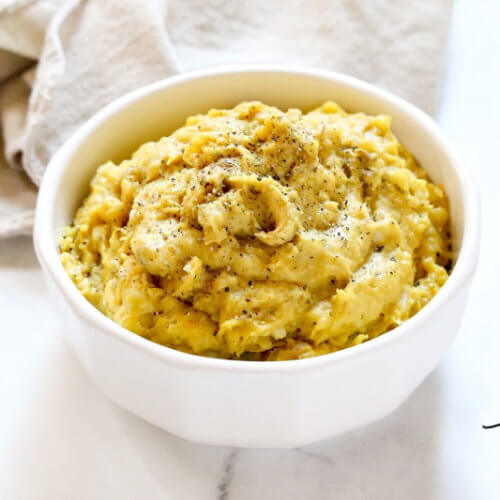 Gluten-Free Vegan Turmeric and Black Pepper Mashed Potatoes